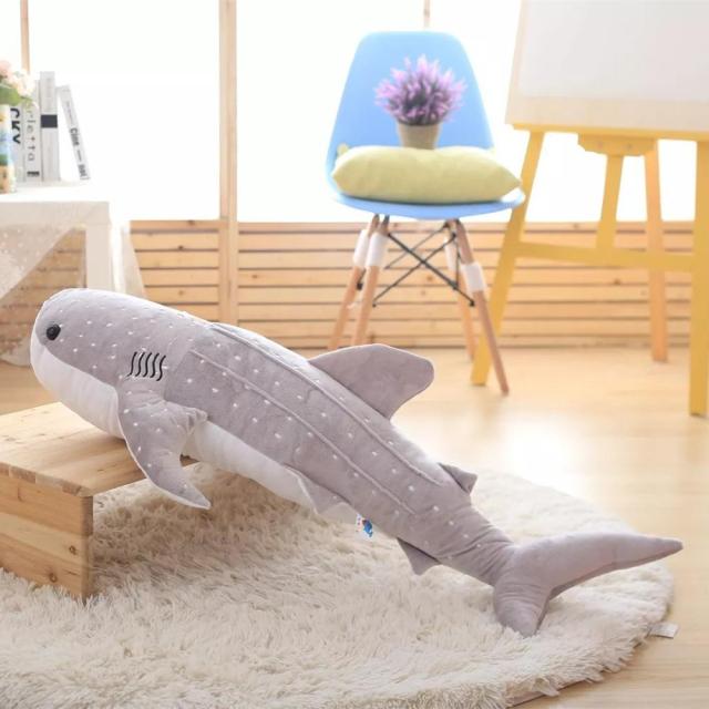 Giant Shark Plush Soft Blue Plushie Toy Teddy – Plushie Land