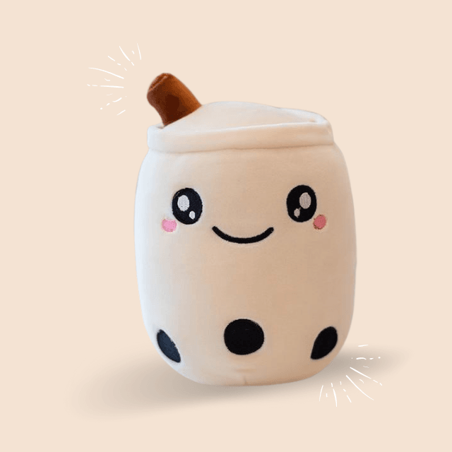 Boba Bubble Tea Plush Toy Teddy, Strawberry Milk Tea Plush, Tapioca Pl ...